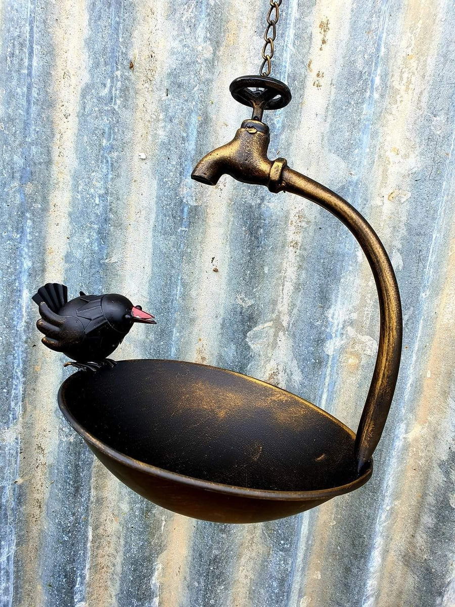 BRONZED METAL TAP BIRD FEEDER – Forum4 Collections