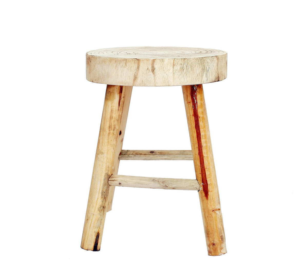NATURAL WOOD MILKING SIDE TABLE STOOL – Forum4 Collections