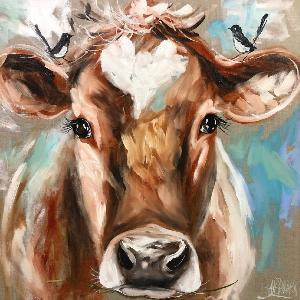 Jersey Cow & Willy Wagtails Trivet - Artist Lab – Forum4 Collections