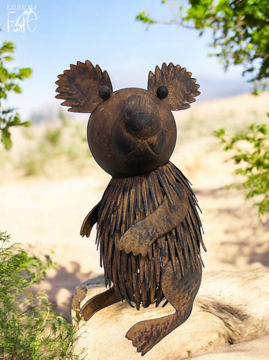 RUSTIC METAL CUTE KOALA – Forum4 Collections