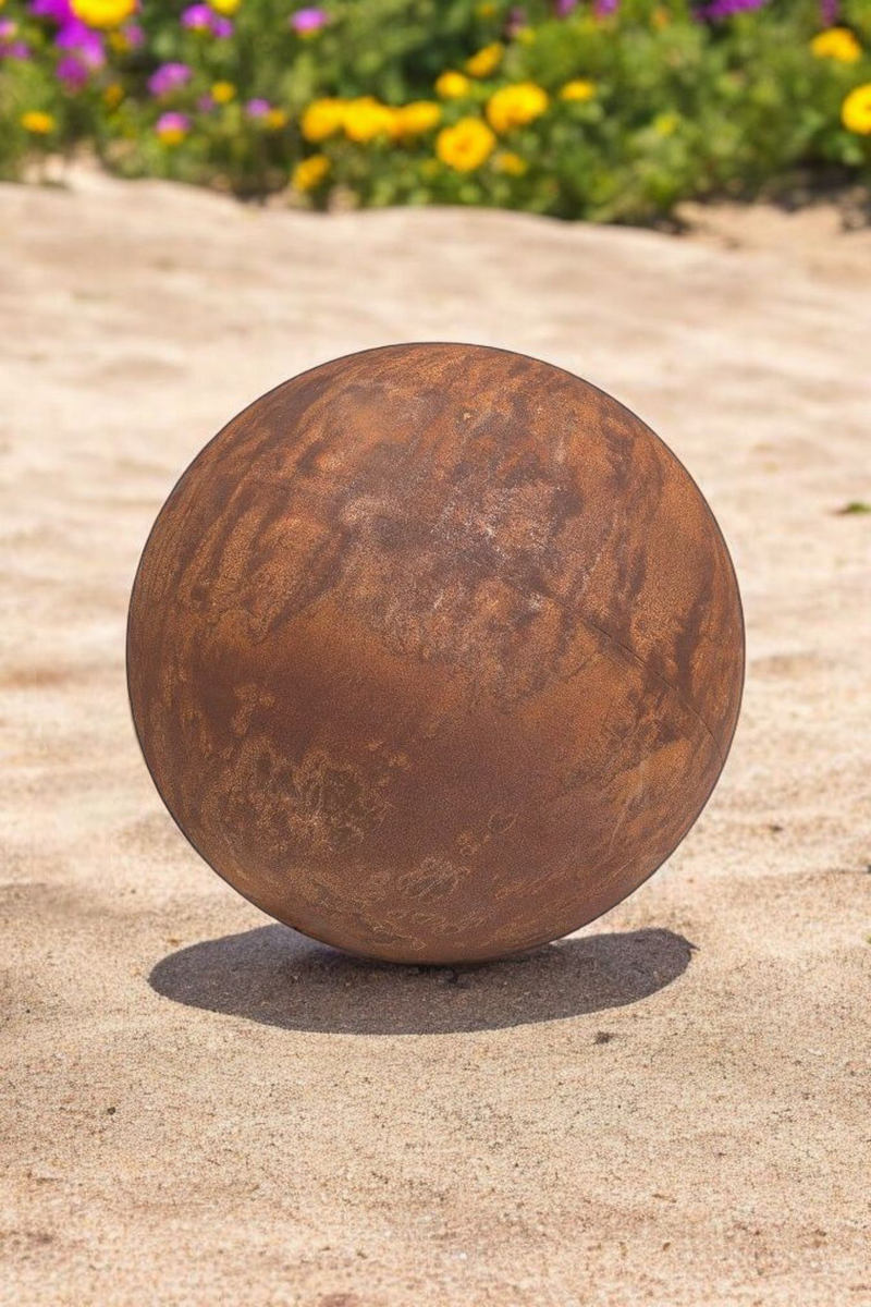 RUSTY CORTEN METAL GARDEN BALL 40CM – Forum4 Collections
